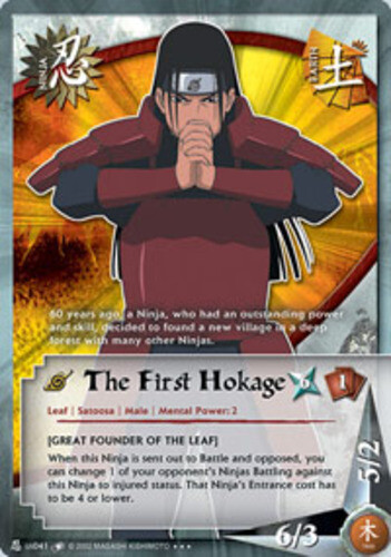 The First Hokage - N-US041 - Super Rare - 1st Edition - Foil Quest for ...