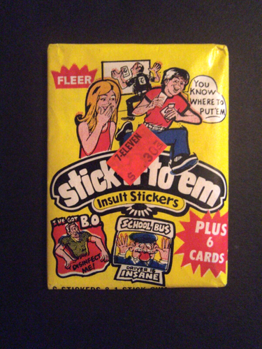 1976 Fleer Stick-it-to-em Wax Unopened Pack | eBay