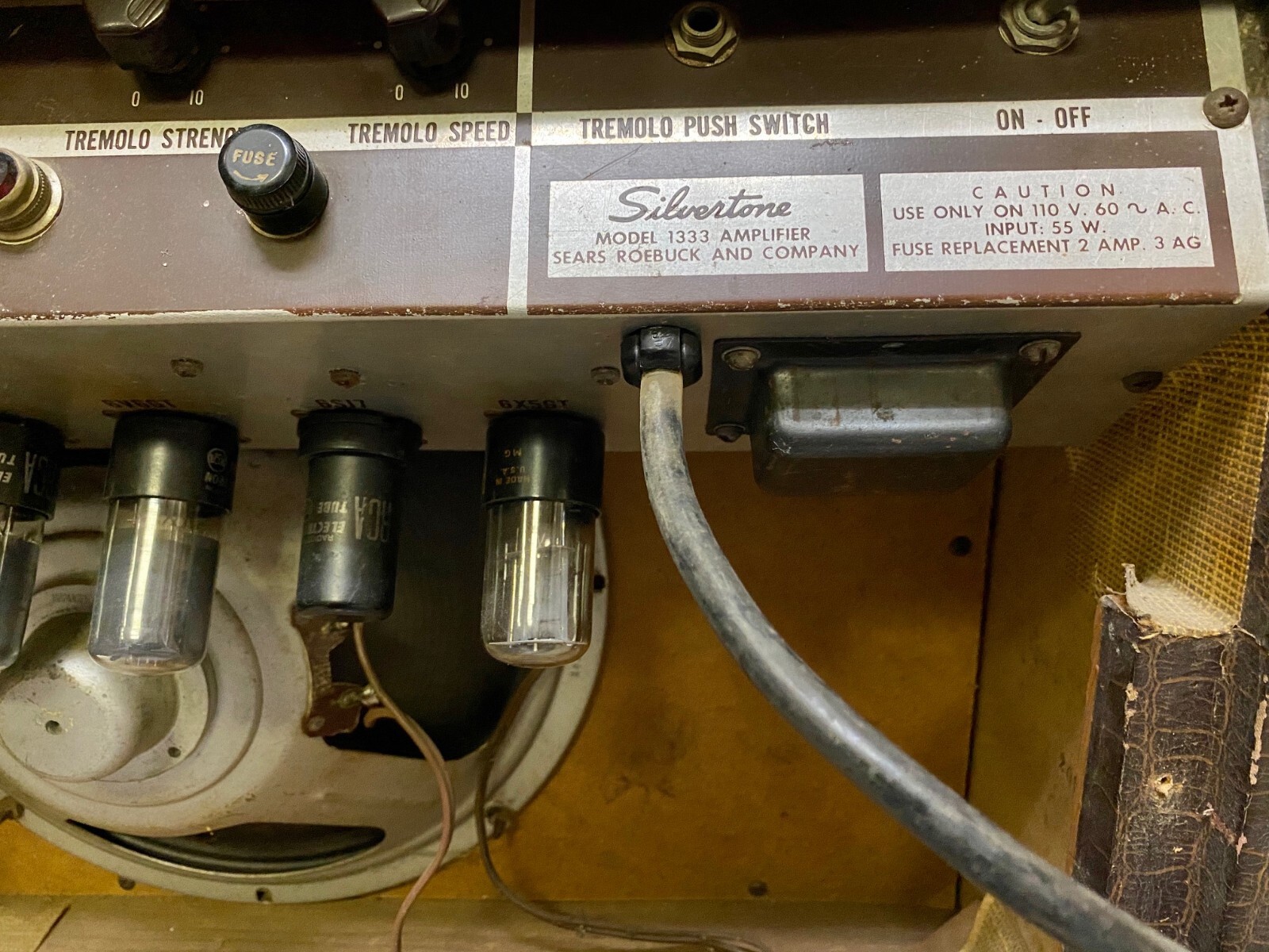 Silvertone Model 1333 12-Watt 1x12 Guitar Combo All Original | eBay