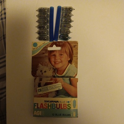 Sylvania Blue Dot Flash Bulbs AG1B (12 Pack of Blue Bulbs) | eBay