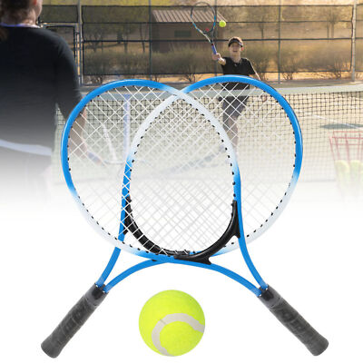 Iron Alloy Children Tennis Racket Beginner Practice Racquet with Ball ...