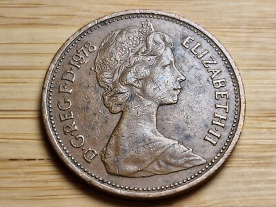 2p 1978 - Badge of the Prince of Wales / Elizabeth II Circulated Coin ...