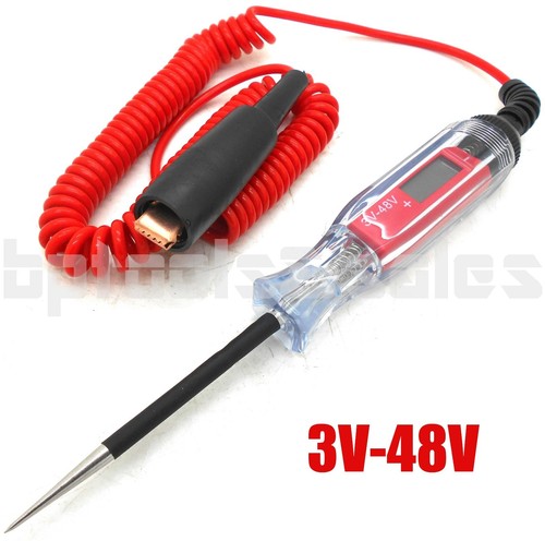 3V-48V Digital Electric Circuit Tester Test Light Car Boat Trailer RV ...