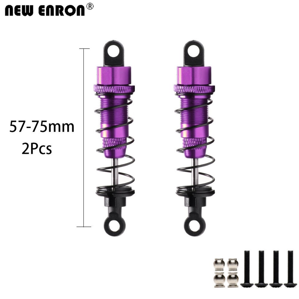 Aluminum RC 75MM Oil Adjustable Shocks Absorber For 1/10 HPI HSP Tamiya ...