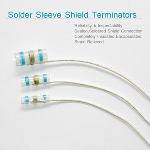 Solder Sleeve Shield Terminator Heat Shrink Sealed Insulation ...