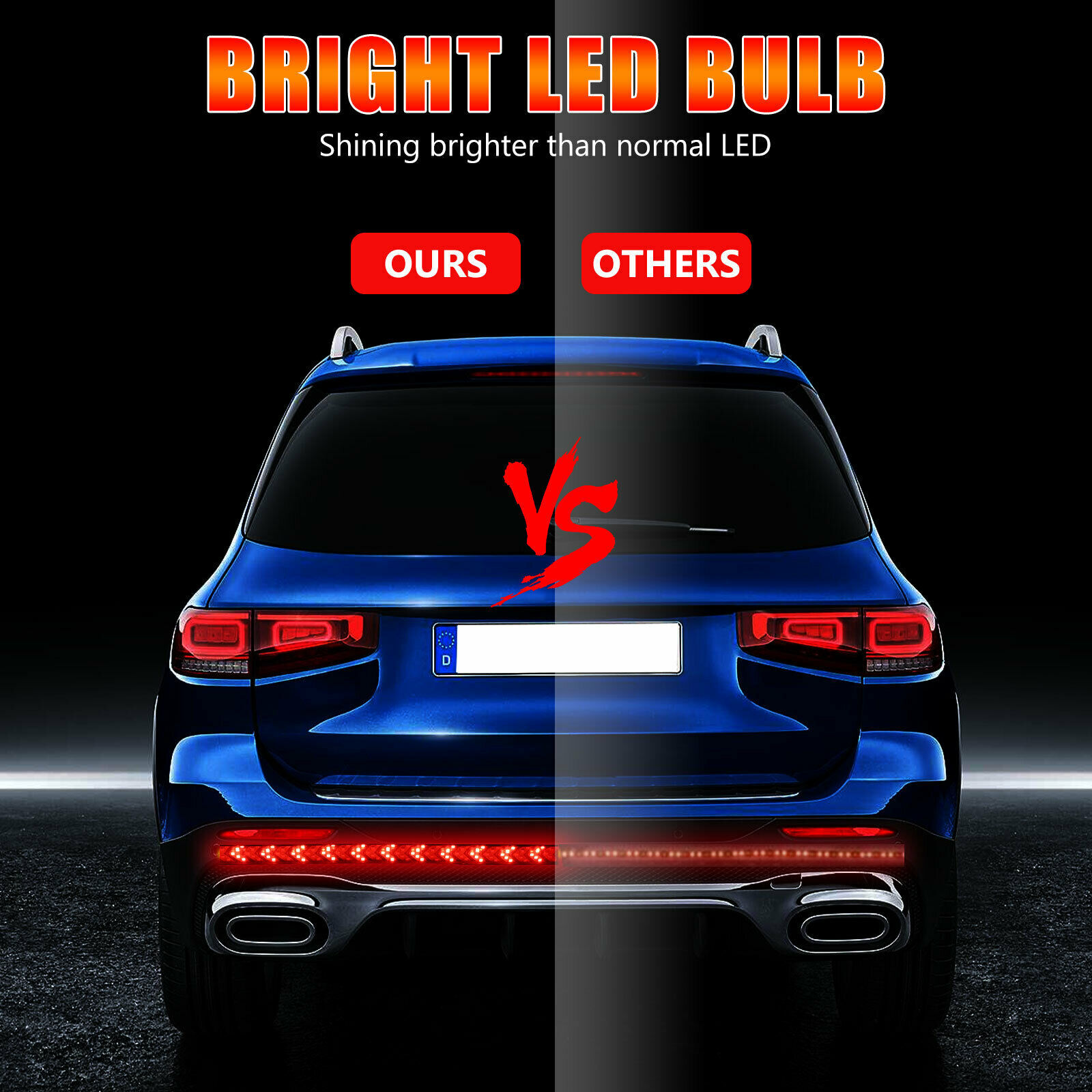 48in Arrow Truck Tailgate Strip LED Sequential Brake Stop Signal Tail ...