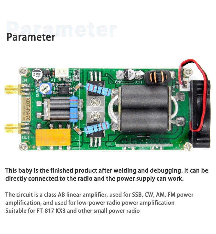 3~30Mhz 100w Shortwave power amplifier HF RF LPF for QRP FT817 KX3 ...