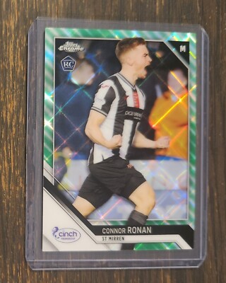 2021-22 Topps Chrome SPFL Connor Ronan Green Tartan Refractor #/50 RC ...