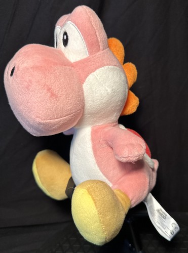GENUINE Super Mario Bros Pink Yoshi Plush All Star 7" Little Buddy 1218 ...