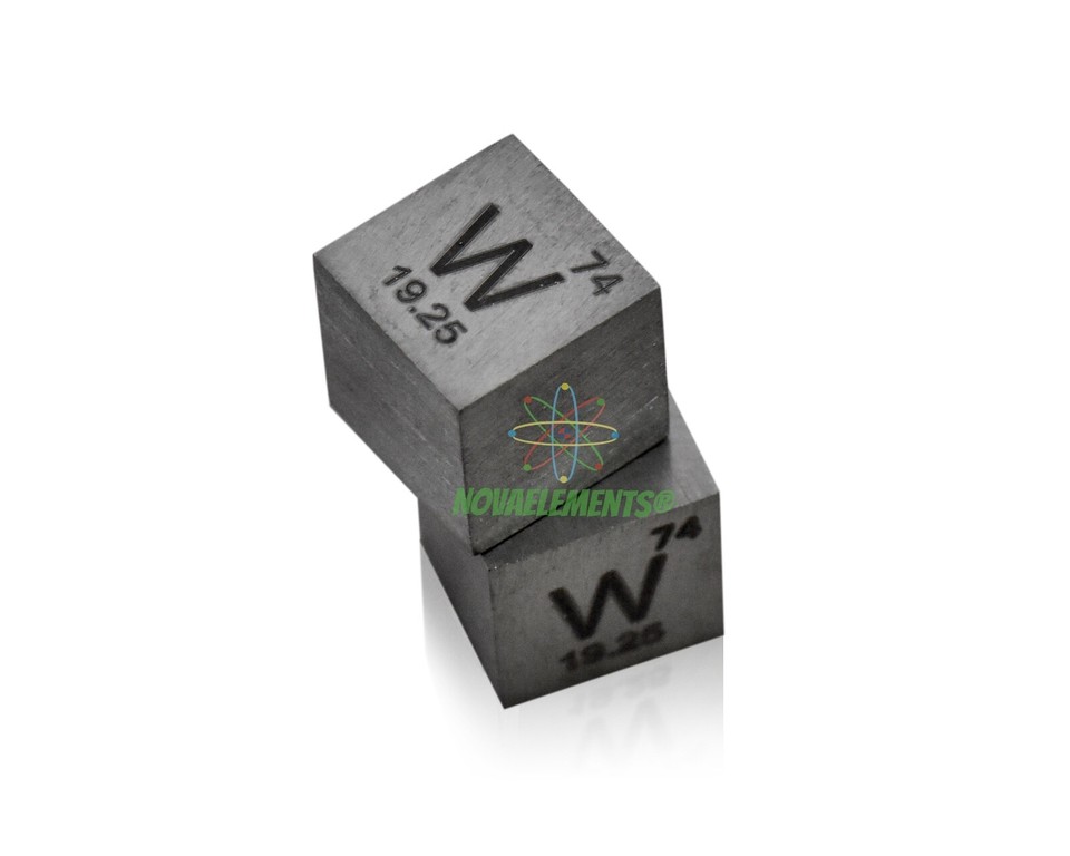 Tungsten Metal Cube, Tungsten Element Sample, Tungsten 10mm Cube 99.95% ...