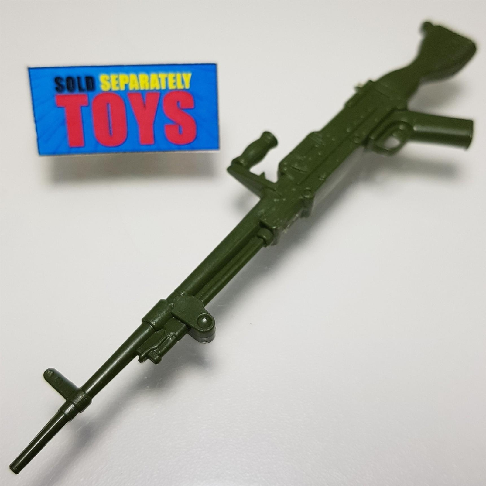 Rambo Weapons Pack GREEN RIFLE gun original 1986 Coleco accessory part ...
