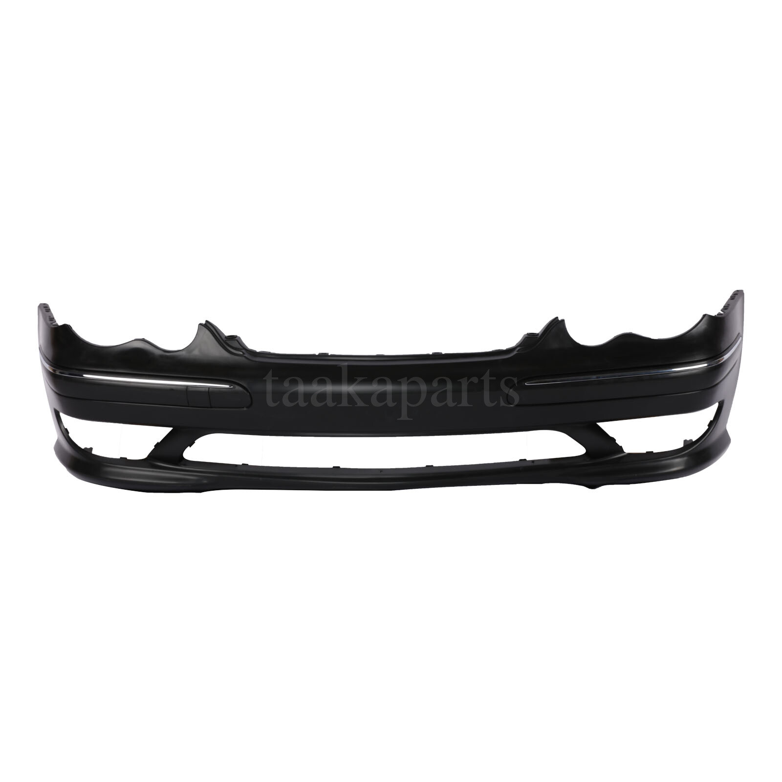 AMG Style Front Bumper Cover W/ Aluminium Lower Grille for Benz W203 ...