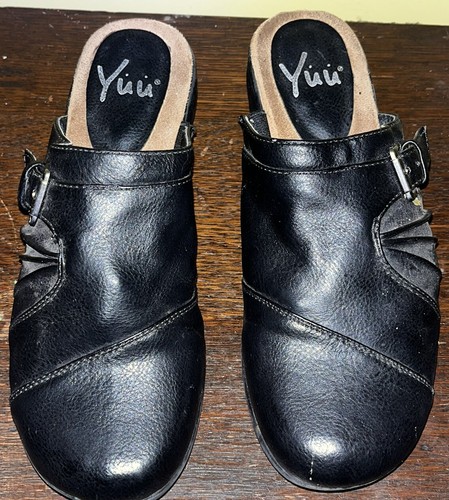 YUU Women's Size 8.5 Buckle Accent Slip On Clog/Mule - Good Preowned ...