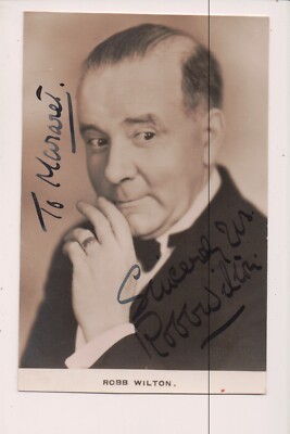 Autographed Postcard Robb Wilton English comedian and actor | eBay