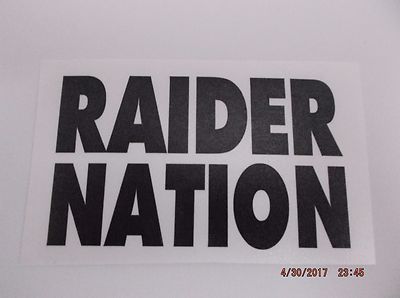 Raider Nation Decal for RTIC, Ozark Trails, Car Window and More | eBay