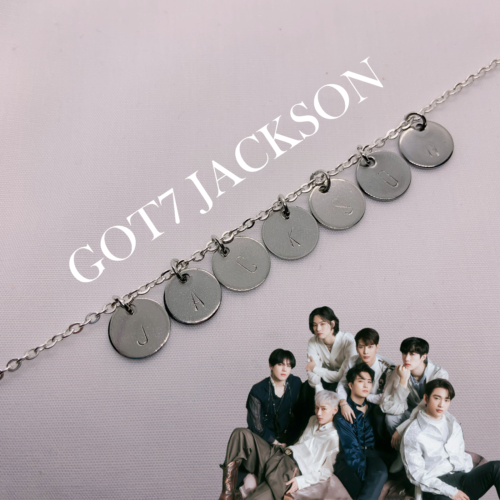 GOT7 Kpop Silver Necklace Bracelet 10mm Pendant | Mark Jay B Jackson ...
