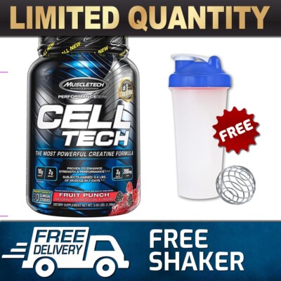 MUSCLETECH CELL TECH 3LB // MUSCLE CELLTECH CREATINE BCAA SIZE % | eBay