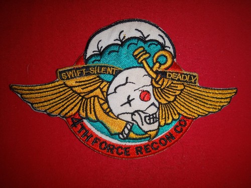 Usmc Marine 4th Force Recon Compagnie Swift-Silent-Deadly Vietnam ...