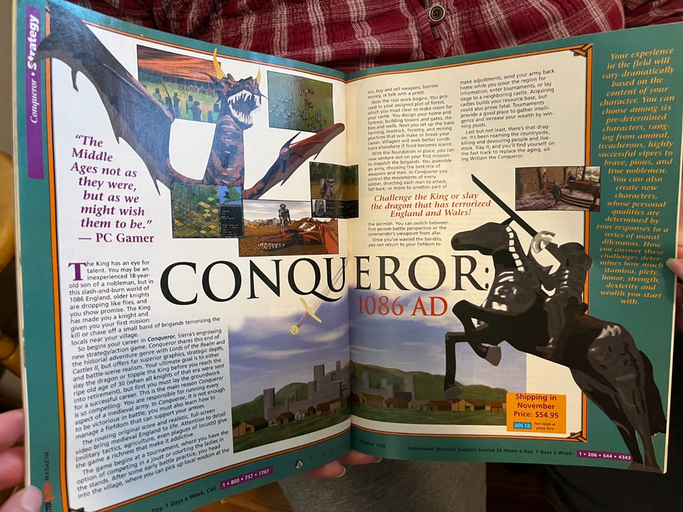 InterAction Magazine, Vintage, Computer Gaming, The Beast Within ...