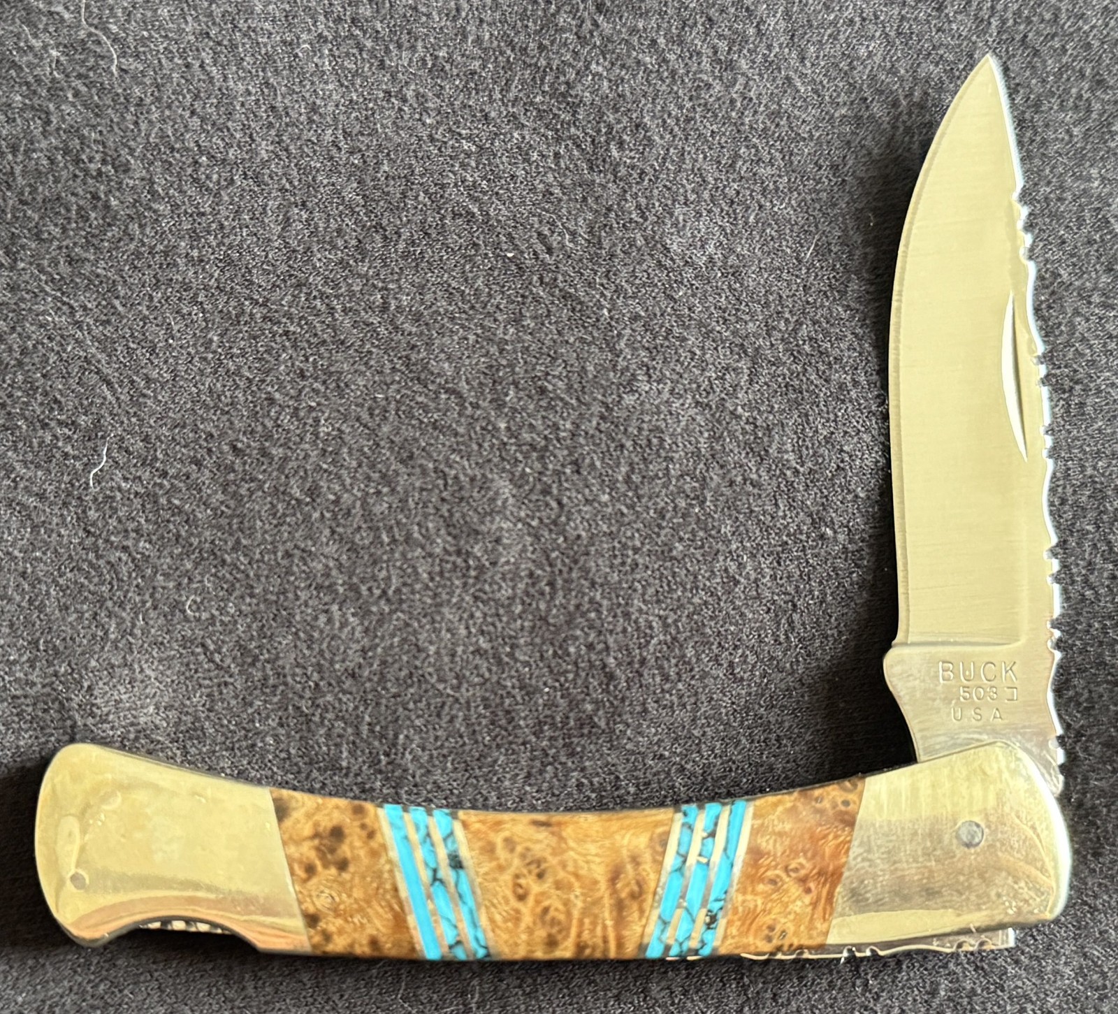 BUCK 503 Santa Fe Stoneworks Prince Knife -Vtg 2000 -Custom Collection ...