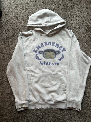 Emergency Intercom Hoodie L Monkey Podcast Gray Pullover Discontinued ...