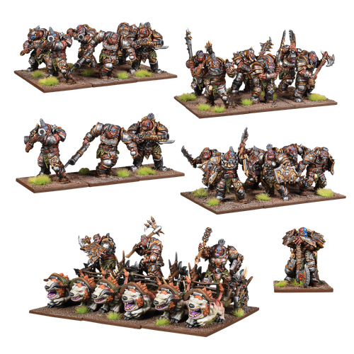 Ogre Mega Army - Kings of War Mantic Ogres Starter 28mm for Warhammer Fantasy 5060924981538| eBay