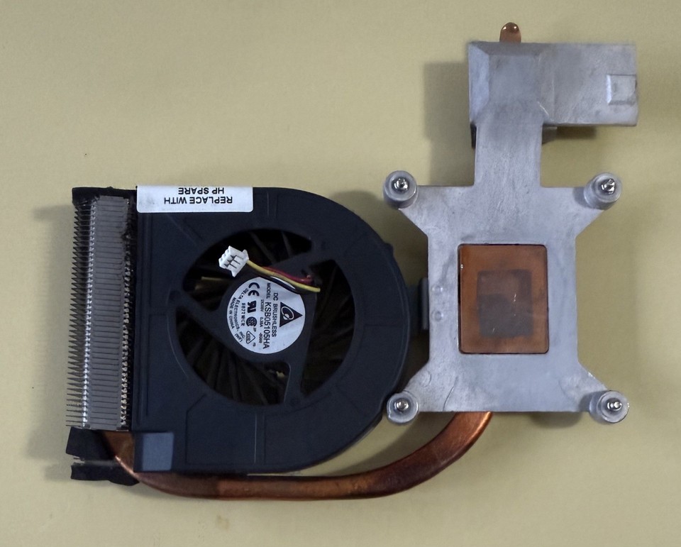 Genuine HP Pavilion G60 Laptop Heatsink & Cooing Fan ASSY - 489126-001 ...