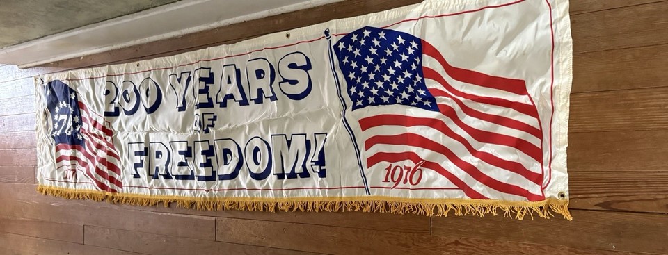 Rare Americana Original Large Vintage Bicentennial 1776-1976 Banner ...