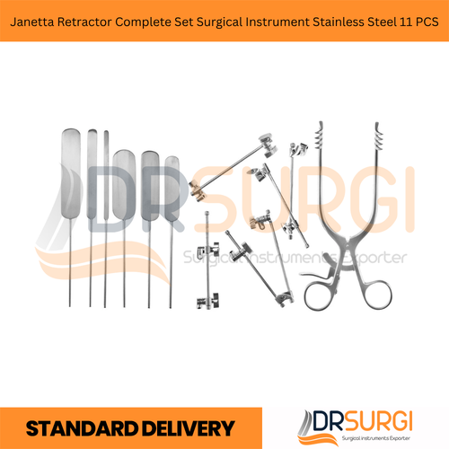 Janetta Retractor Complete Set Surgical Instrument Stainless Steel 11 ...