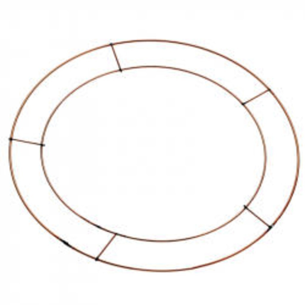 Wreath Form Ring Flat & Raised Wire Frame Christmas Funeral Rings 8 10 ...