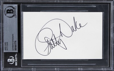 Patty Duke The Miracle Worker Authentic Signed 3x5 Index Card BAS ...