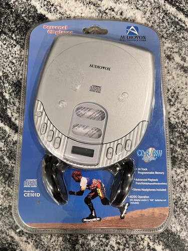 Audiovox CE101D Portable Compact Disk Player Cd Player Grey New Sealed ...