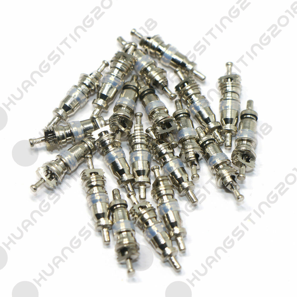 Lot of 25 A/C Valve Cores Schrader Valves FOR R134A R12 HVAC Neoprene ...