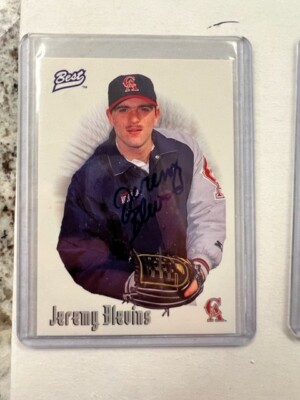 1996 BEST AUTOGRAPHED AUTO MINOR LEAGUE TOP 100 CARD JEREMY BLEVINS | eBay