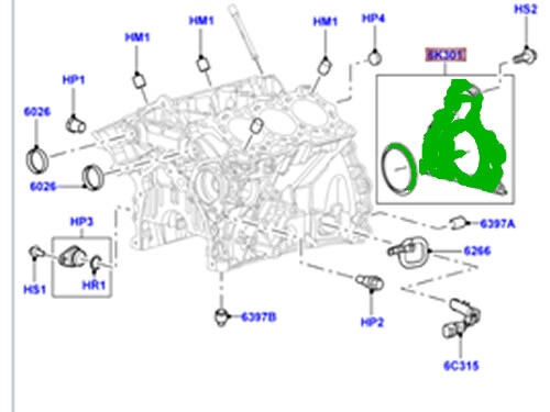 LAND ROVER REAR CRANKSHAFT OIL SEAL RANGE ROVER LR4 SPORT VELAR ...