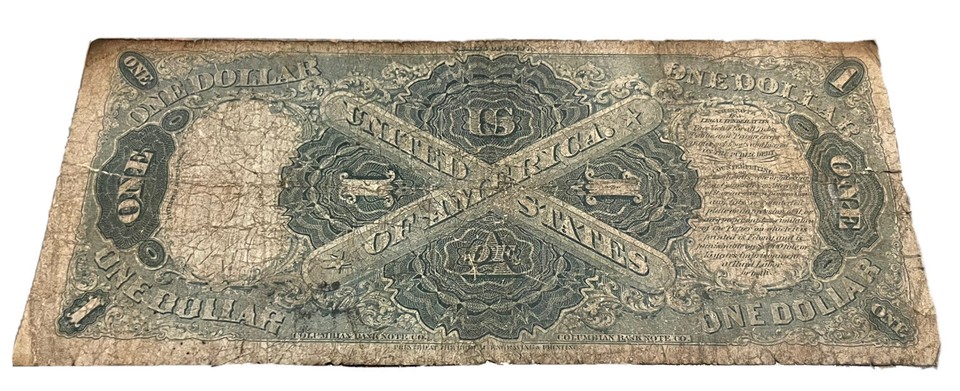 1878 Large Size $1 Legal Tender Note, Torn, U.S. Currency (SKU 440) | eBay