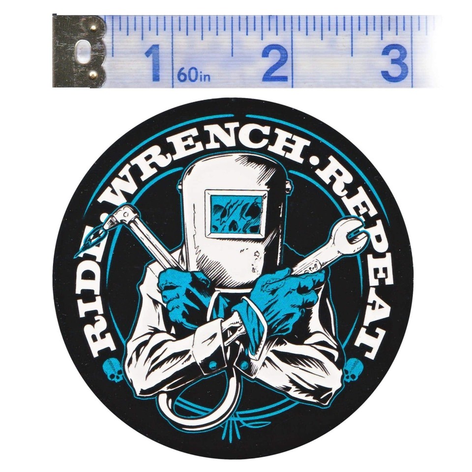 Lowbrow Customs Ride Wrench Repeat Screen Printed chopper bobber cafe ...