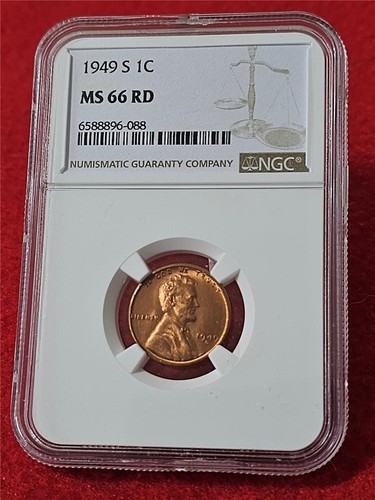 1949-S LINCOLN WHEAT BACK CENT / PENNY NGC MS 66RD #MF-T3508 | eBay