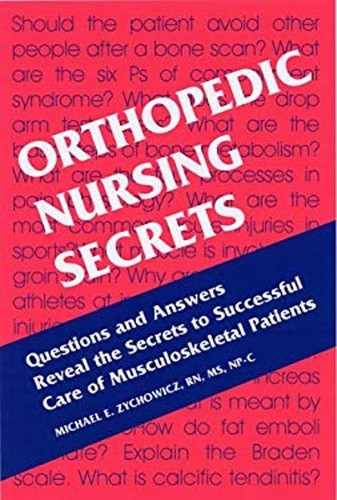 Orthopedic Nursing Secrets Perfect Michael E. Zychowicz 9781560535300| eBay