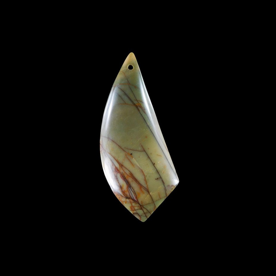 Multi-Color Picasso 62x24x6 mm Jasper Pendant bead HG307050 | eBay