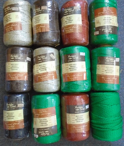 (12) NOS HORIDA Braided Macrame Cord - 4 mm Size x 300 Feet Length | eBay