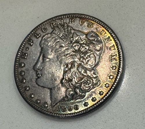 A 1890 CC Morgan Silver Dollar High Valuation On Coin Snap (Toner) | eBay