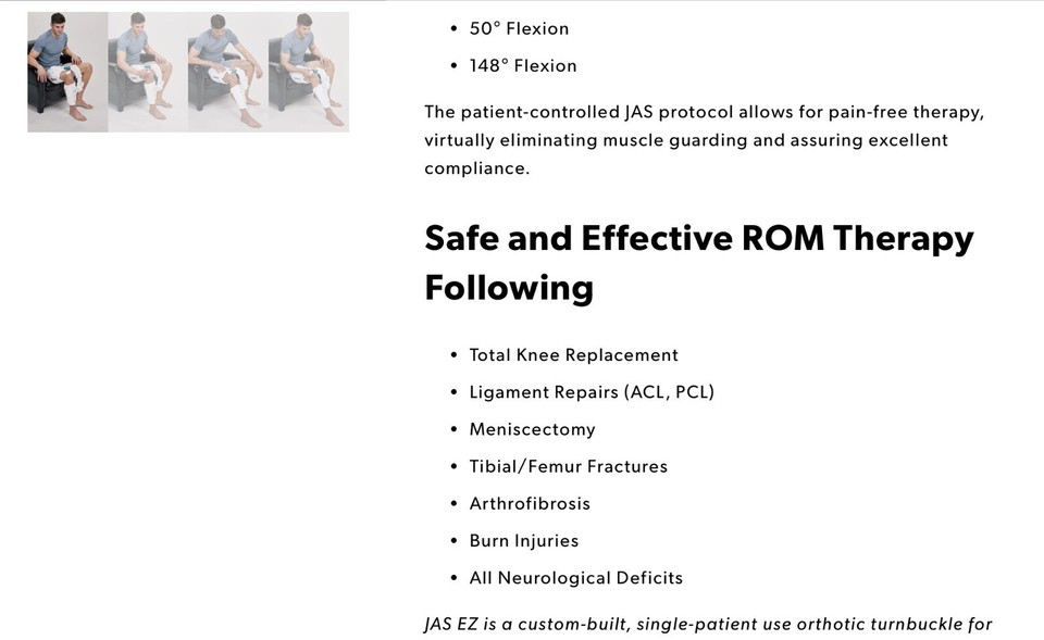 JAS EZ Knee Flexión | eBay