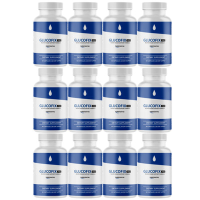 Glucofix Pro Healthy Blood Sugar Support Dietary Supplement - 12 ...