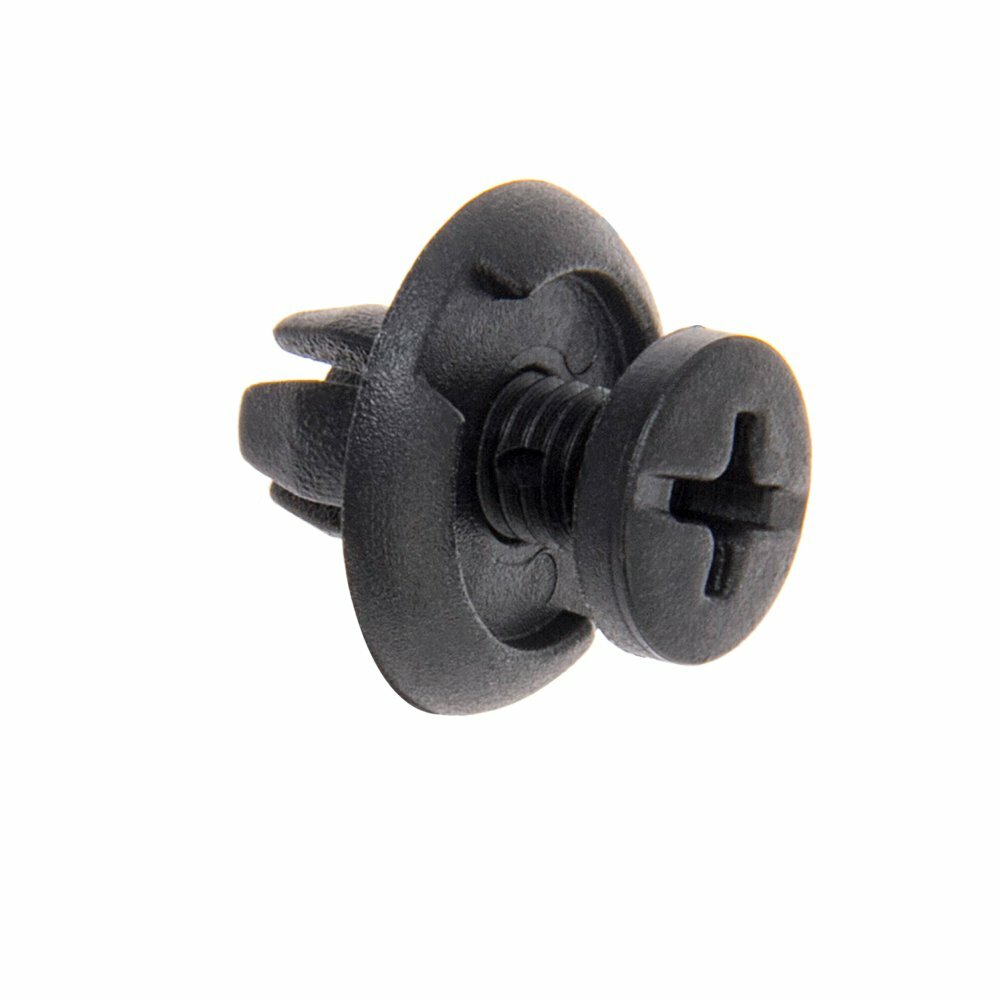 40Pcs Plastic Rivet Fastener Mud Flaps Bumper Fender Push Clips 7.5-8-9 ...