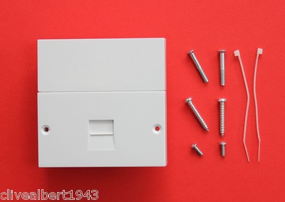 BT OPENREACH NTE 5A Master Telephone Socket Faceplate Only White & IDC ...