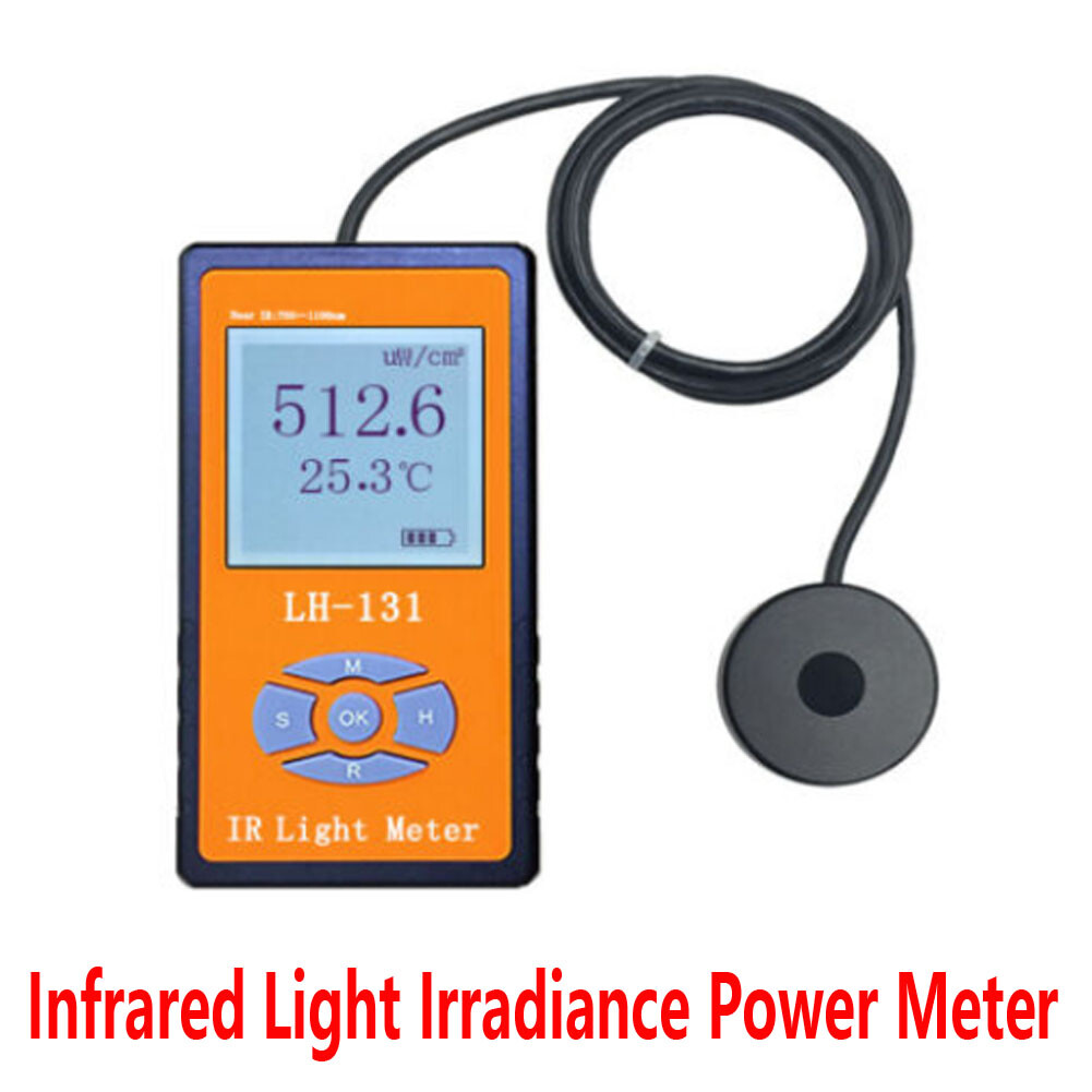 IR Light Meter Infrared Light Irradiance Power Meter 760~1100nm 3000W ...
