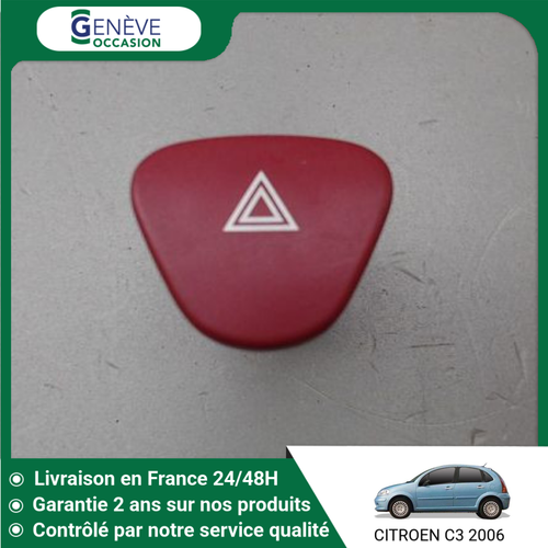 🇫🇷 BOUTON DE WARNING CITROEN C3 ♻️ 6554L8 | eBay