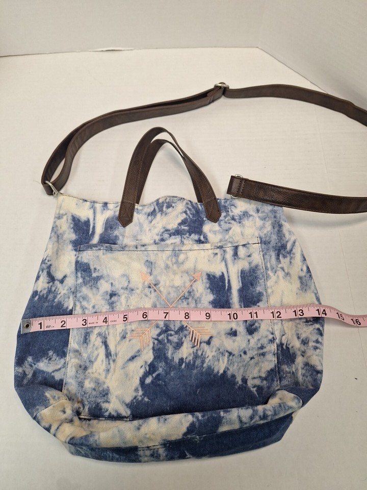 Thirty-one Denim Purse, Crossbody Detatachable Strap, Med Size, Pockets ...