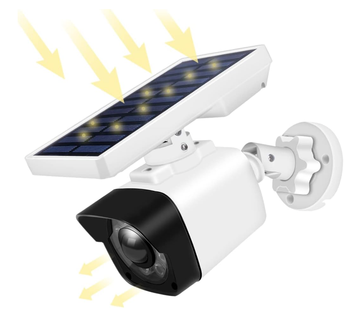 Solar Powered Fake Security Cameras Cheap Solar Powered Waterproof